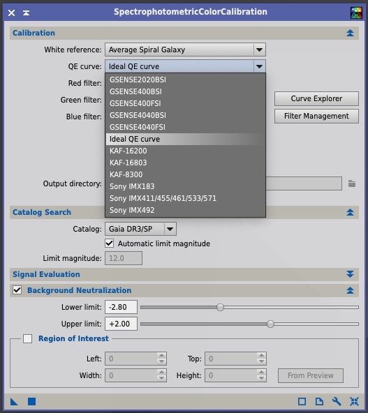 Pixinsight Spectrophotometric Color Calibration Telescope Live